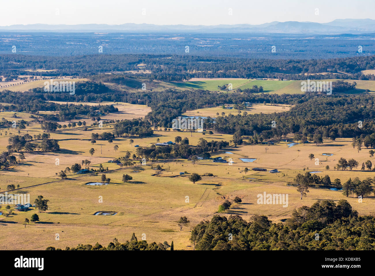 Hunter Lookout View, Heaton State Forest, NSW, Australia Stock Photo ...