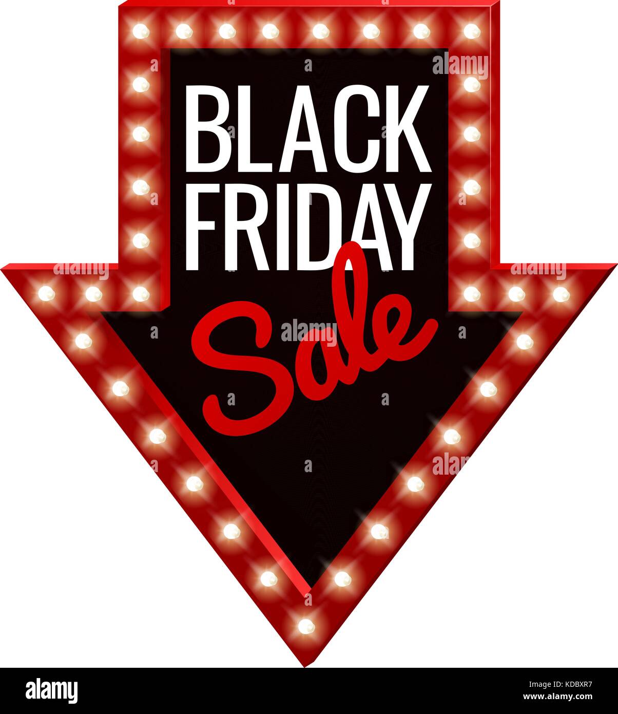 Black Friday Sale Arrow Sign Stock Vector Image & Art - Alamy