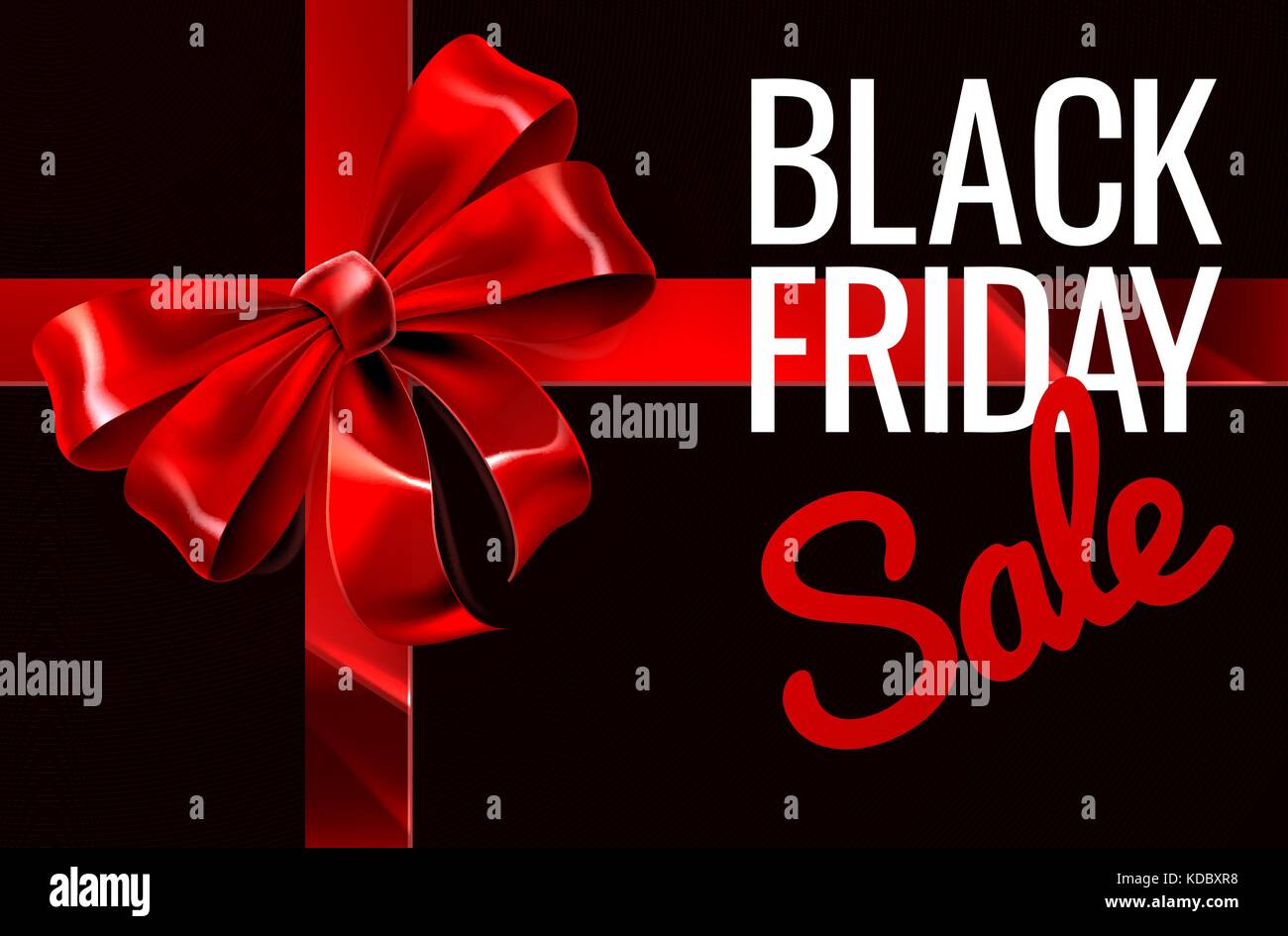 Package bow ribbon cartoon Stock Vector Images - Alamy