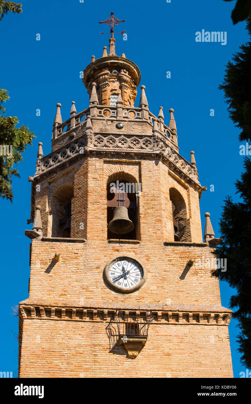 Santa Maria la Mayor church, Ronda. Málaga province Costa del Sol ...