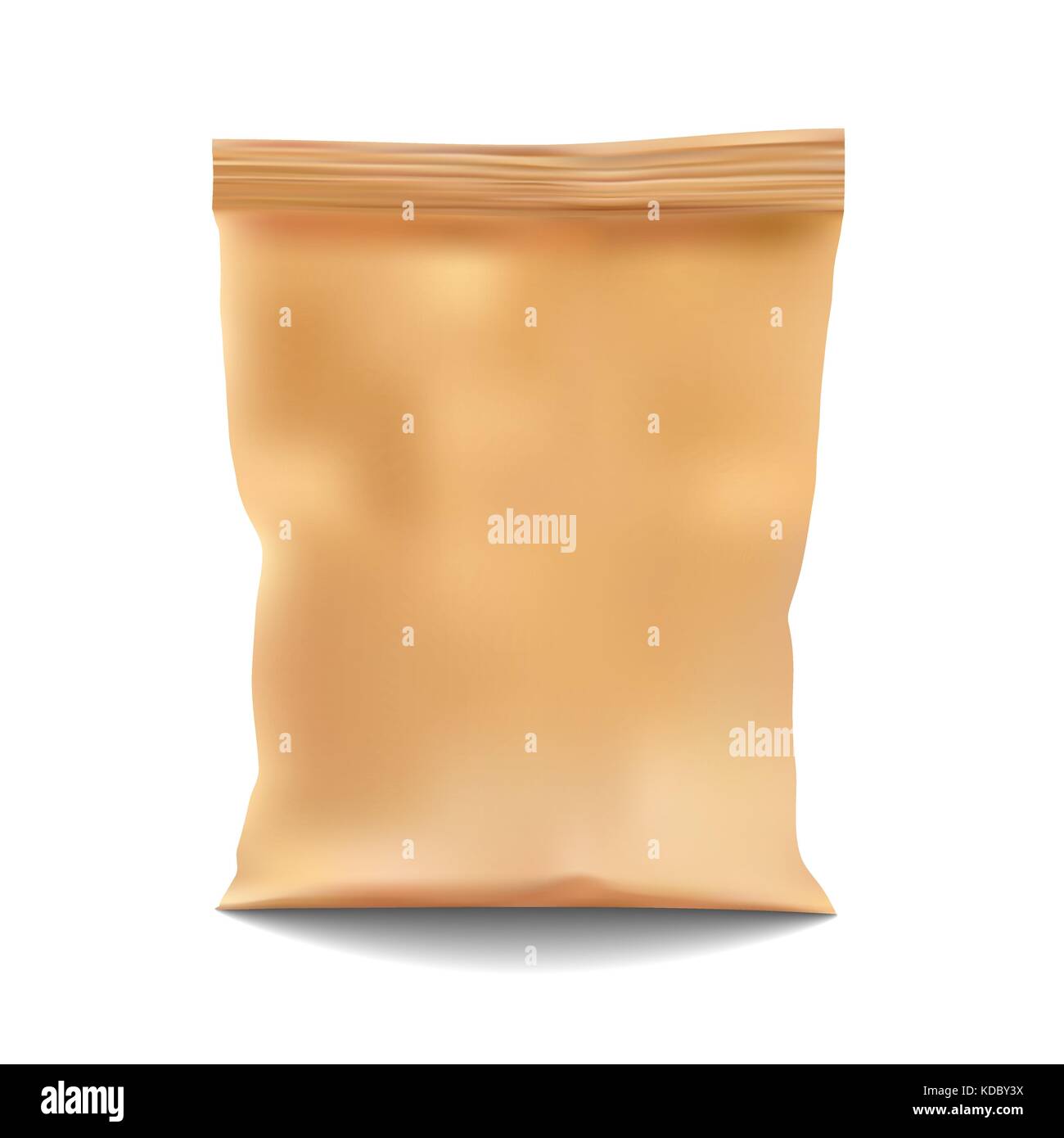 Golden Blank Foil Food Snack Sachet Bag Packaging For Coffee, Salt ...