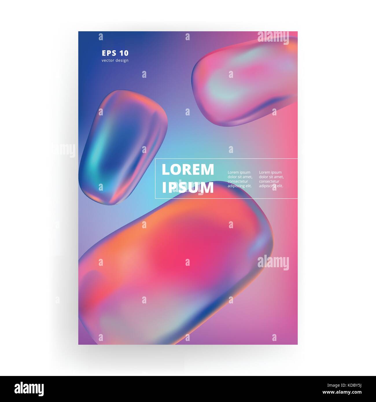 Fluid color shapes. Abstract colorful background. Eps10 vector Stock ...