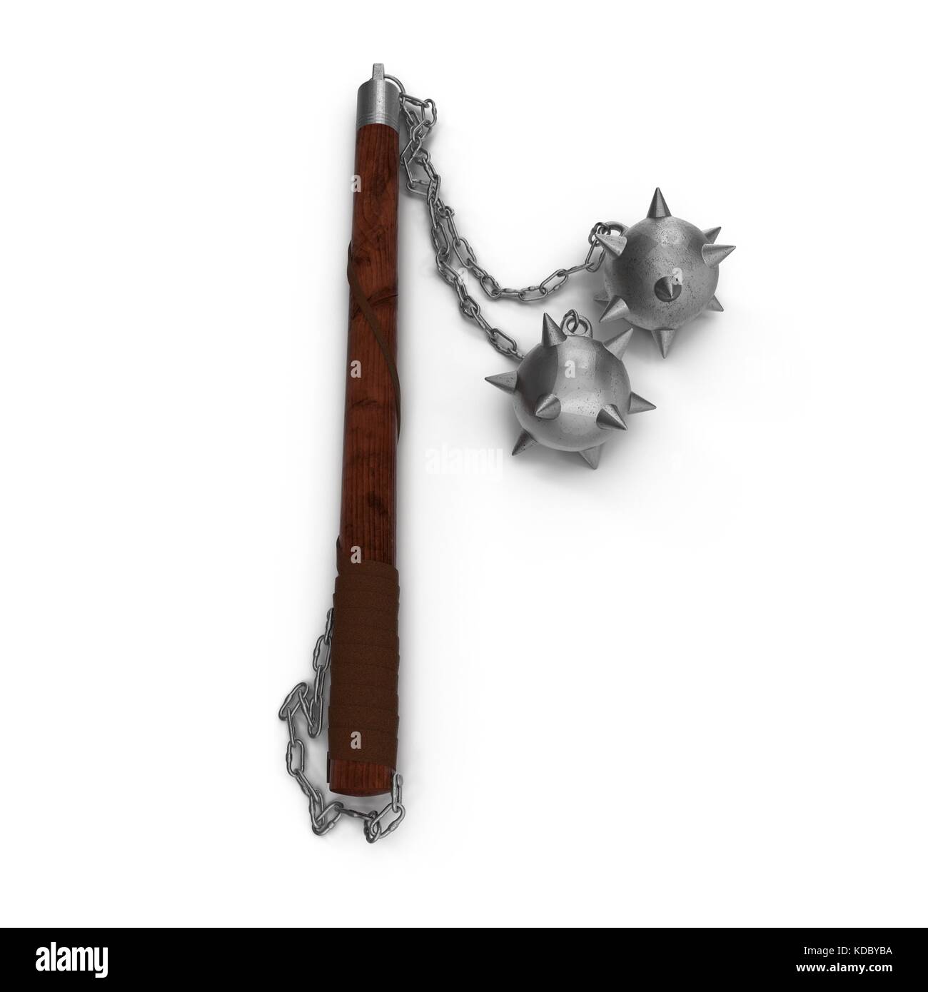 Ball and chain flail Cut Out Stock Images & Pictures - Alamy