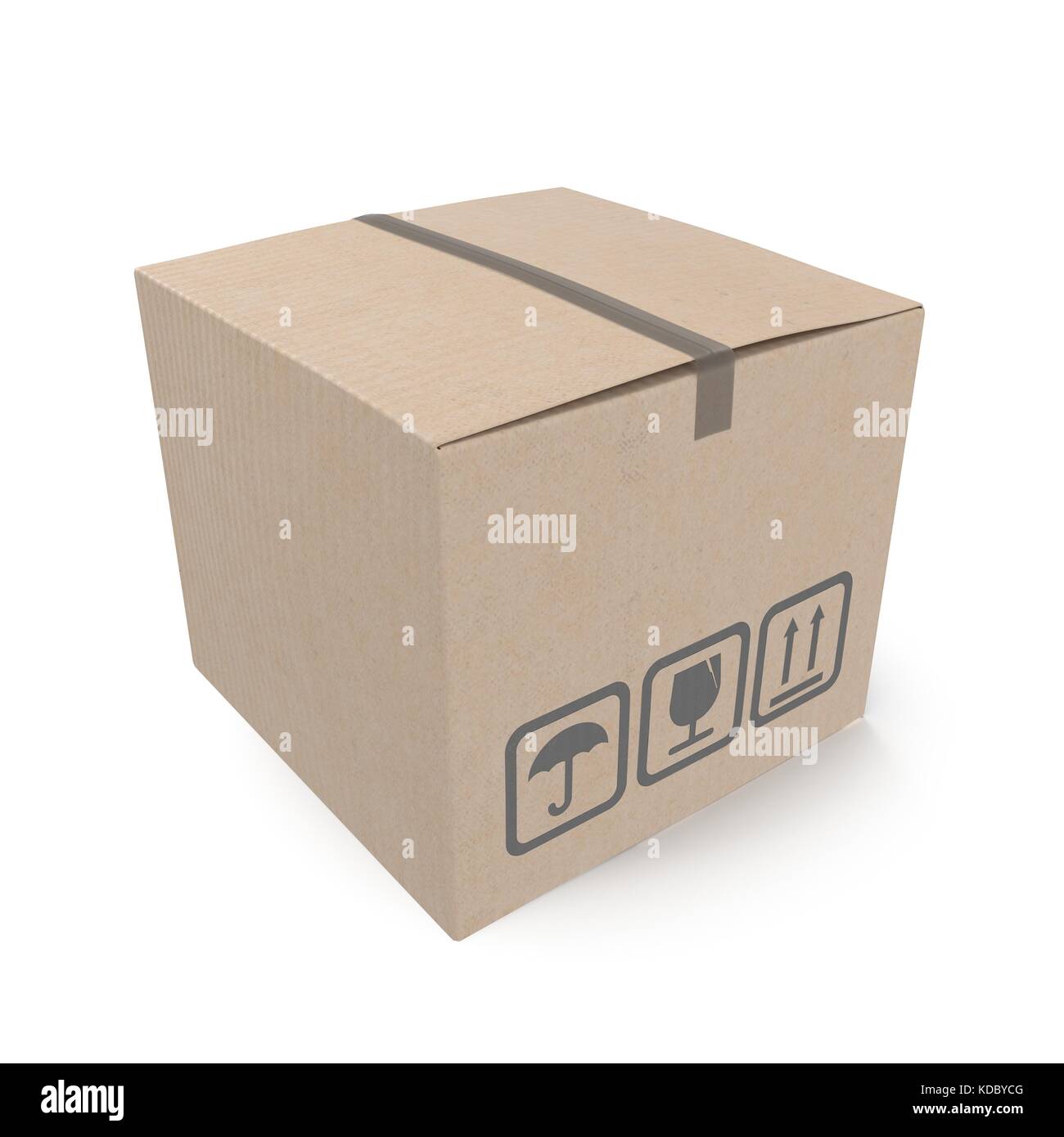 Taped up carton Cut Out Stock Images & Pictures - Alamy