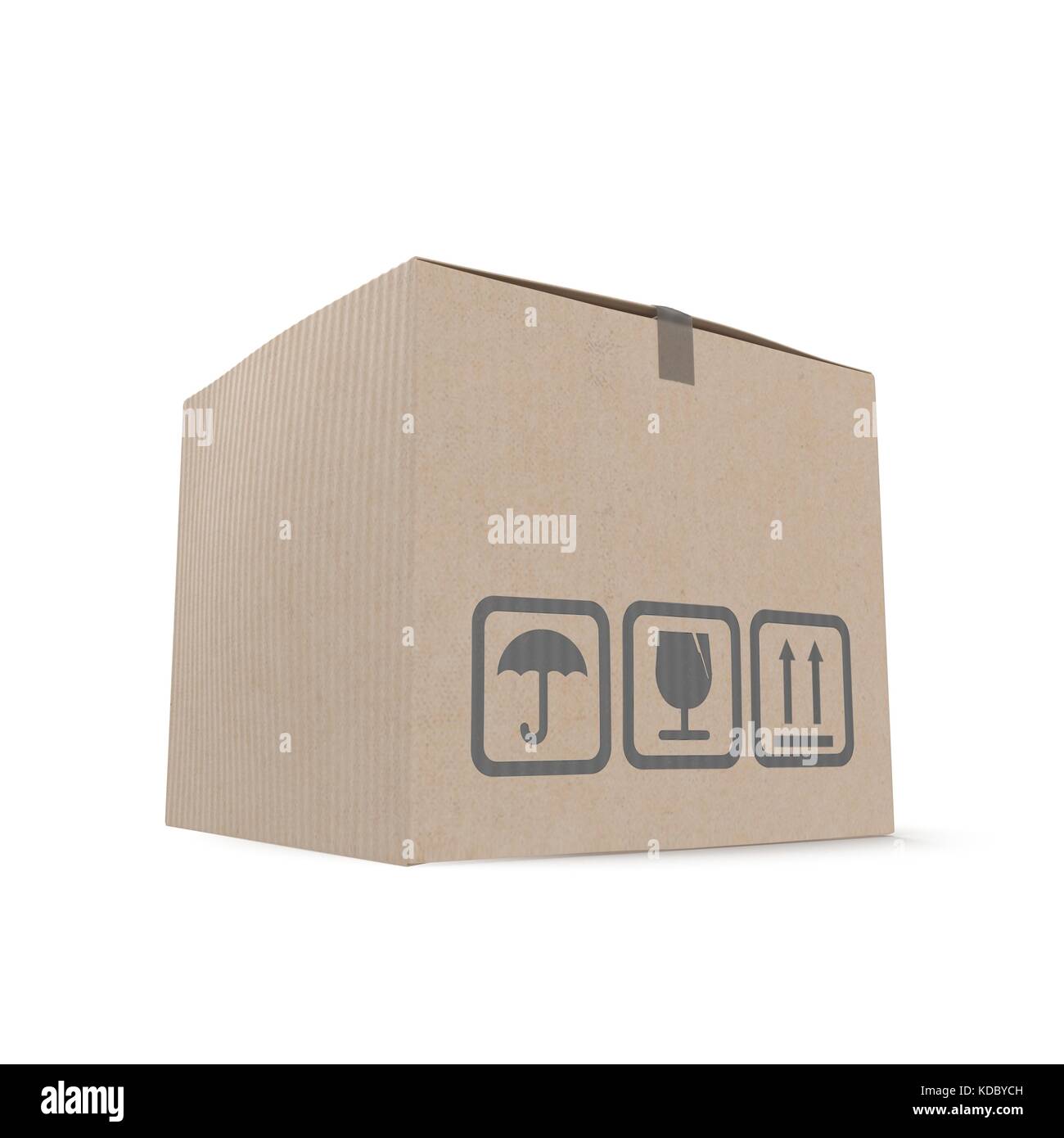 Taped up carton Cut Out Stock Images & Pictures - Alamy