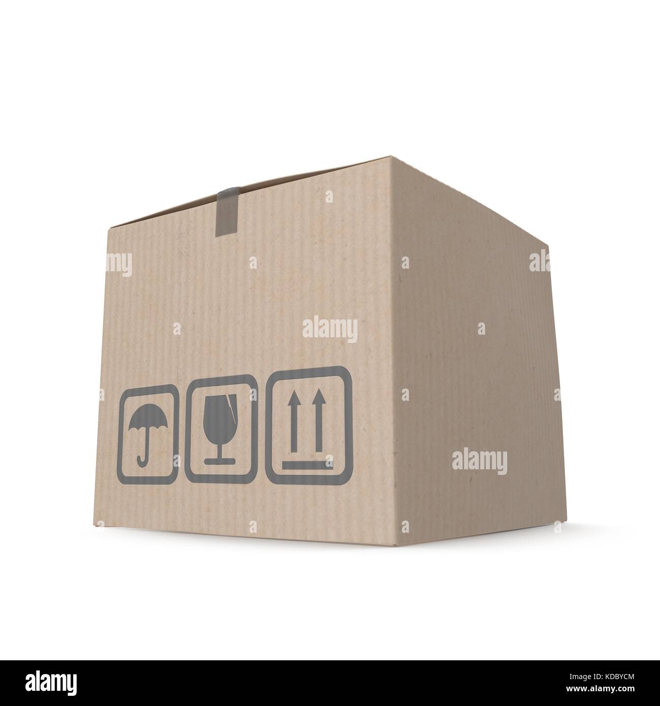 Taped up carton Cut Out Stock Images & Pictures - Alamy