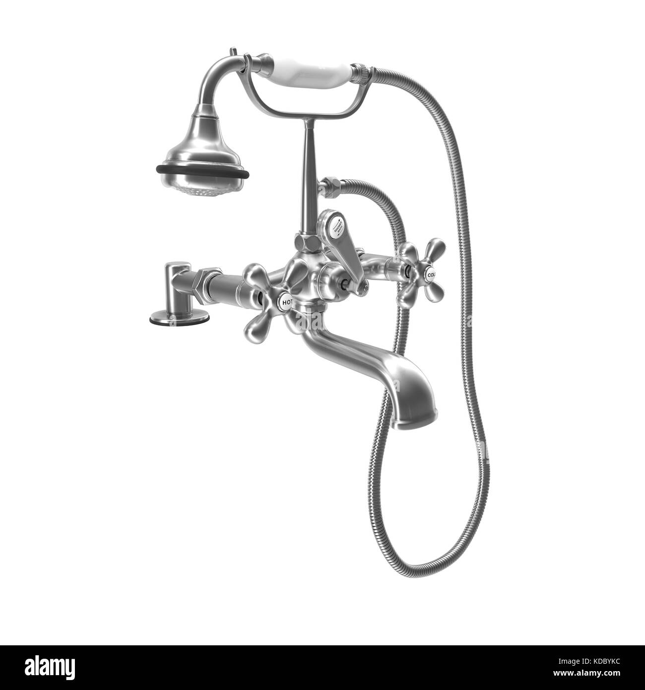 Vintage bath room in a traditional house Cut Out Stock Images ...