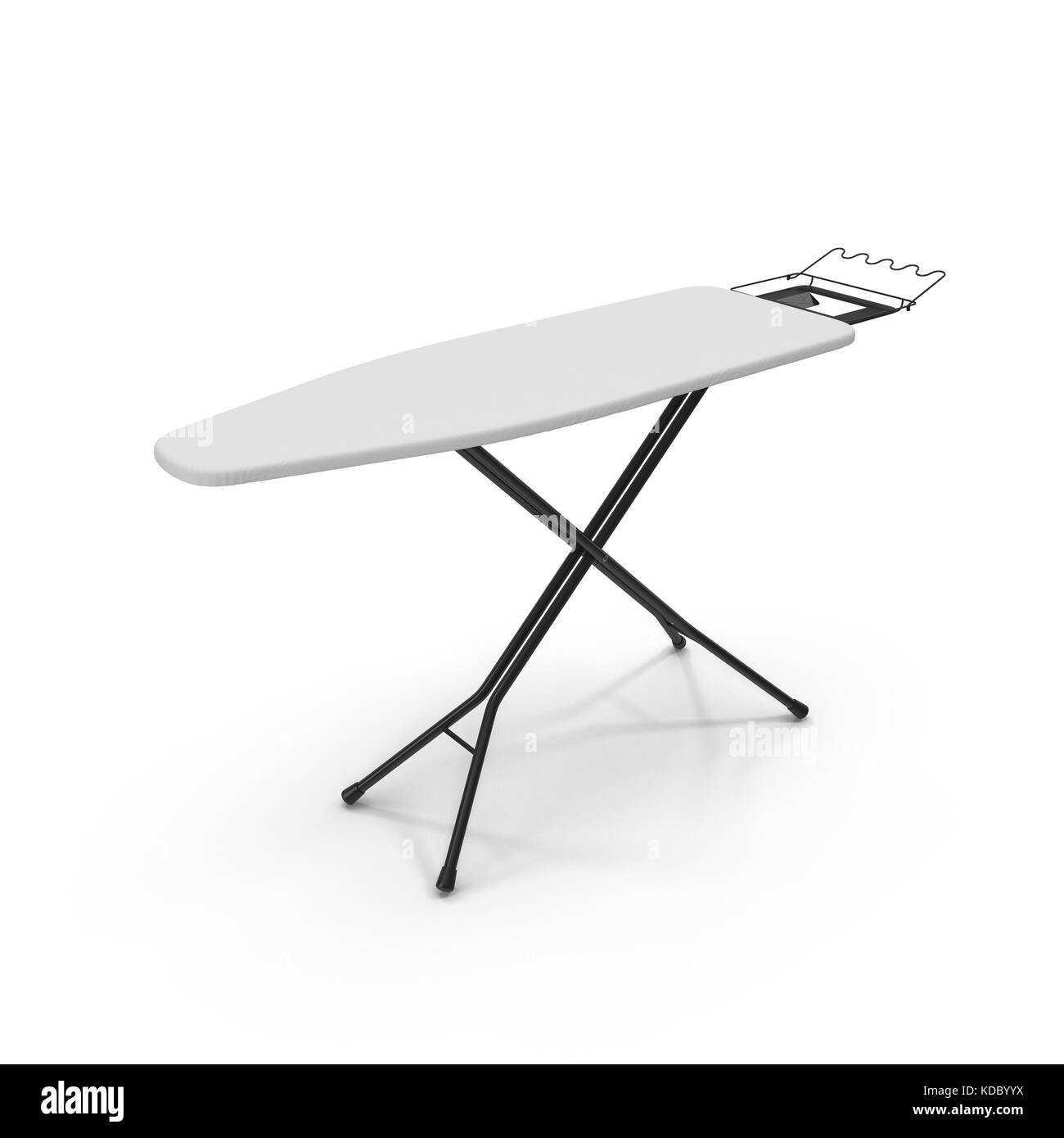 Ironing board isolated on Black and White Stock Photos & Images - Alamy
