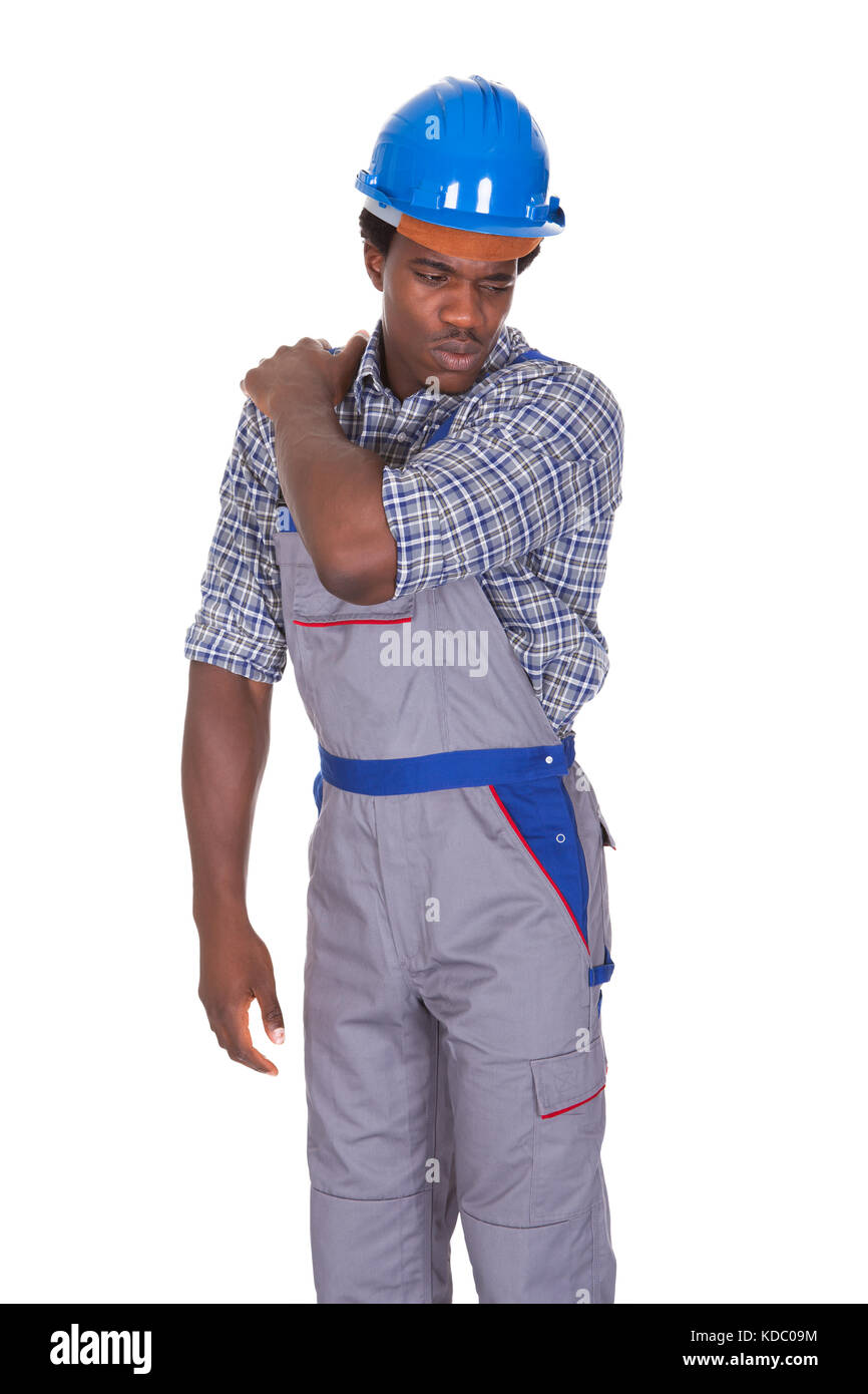 African American Construction Handyman Carpenter Hi Res Stock