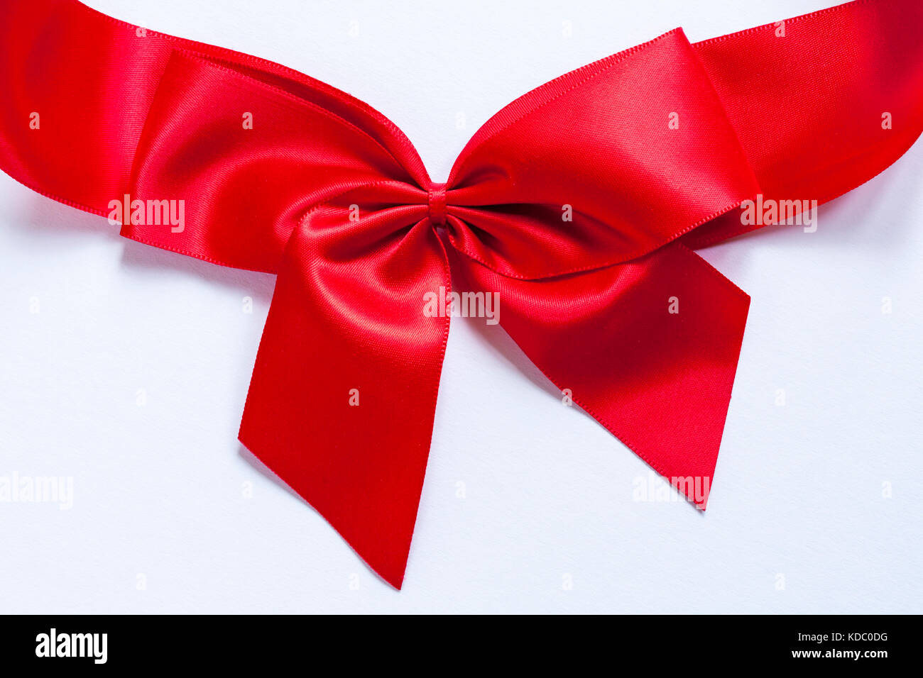 Set red bows ribbons hi-res stock photography and images - Alamy
