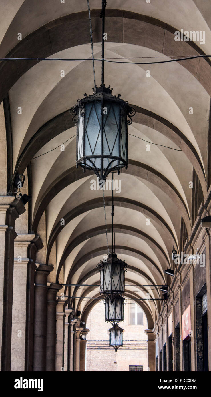 Bologna stone walk way hi-res stock photography and images - Alamy