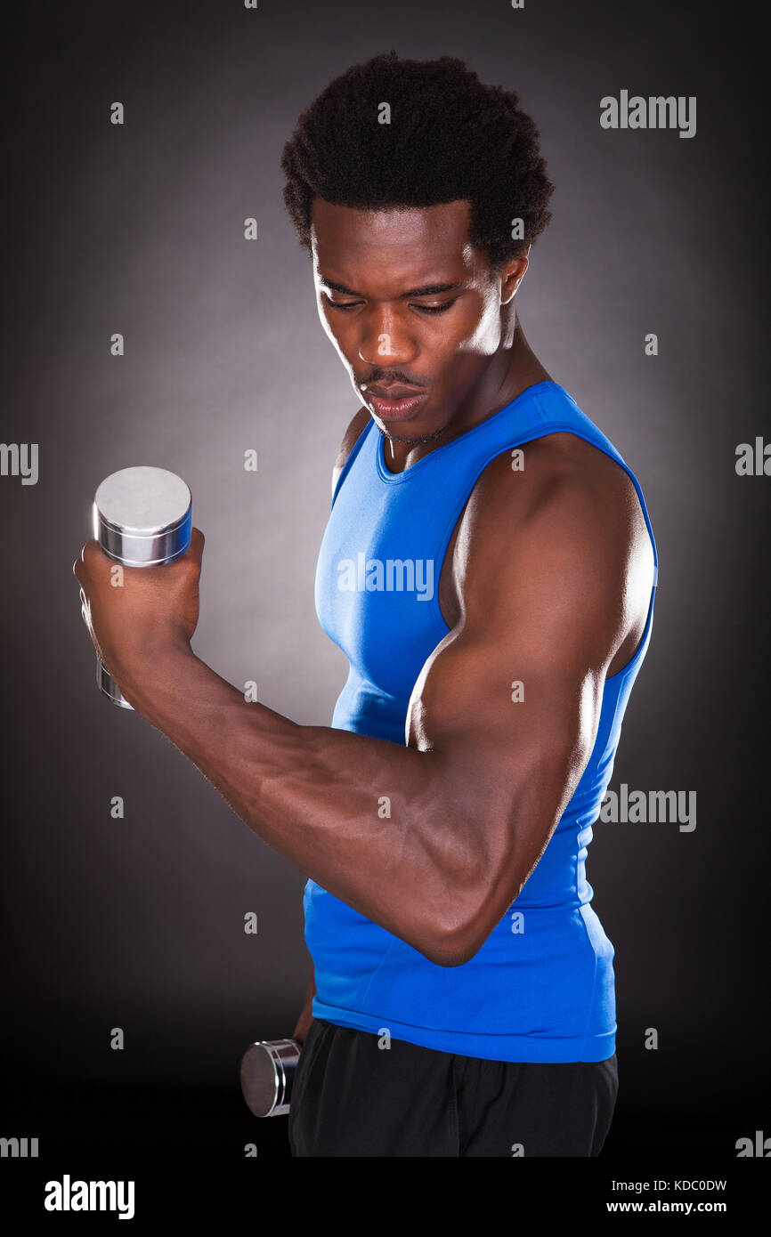 Young fitness african black hi-res stock photography and images - Alamy