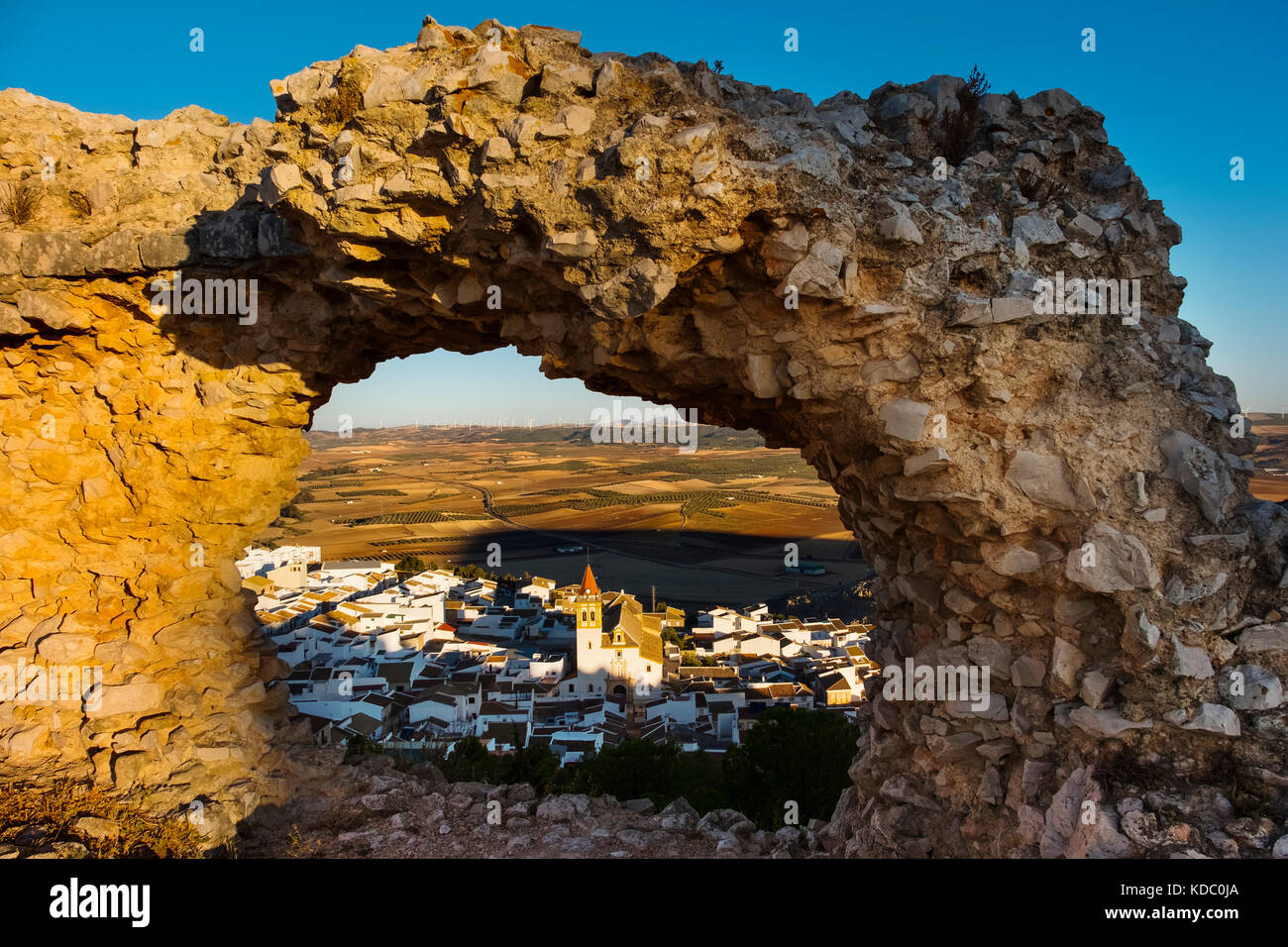 La Estrella Castle, Teba. Málaga province, Andalusia. Southern Spain ...