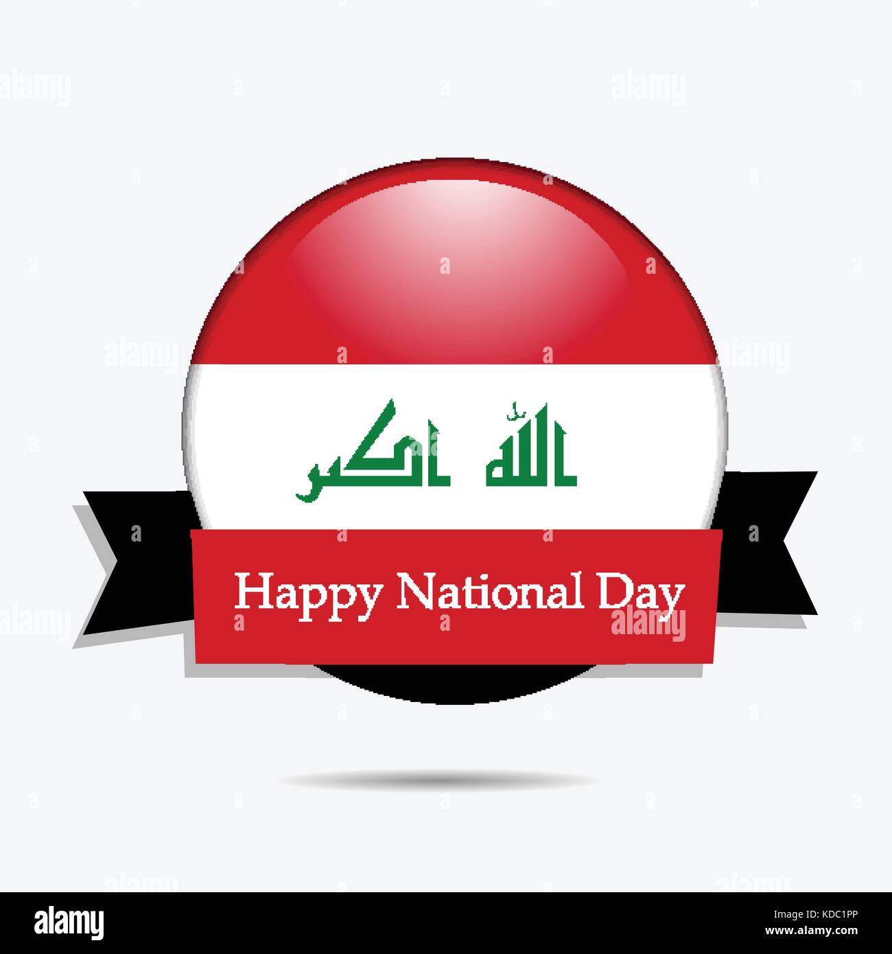 illustration of Iraq National Day Background Stock Vector Image & Art ...