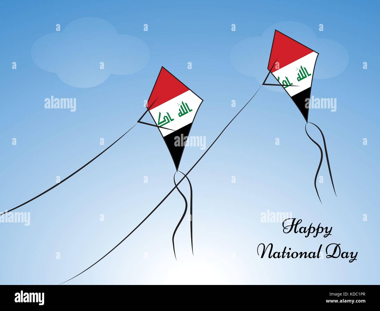 illustration of Iraq National Day Background Stock Vector Image & Art ...