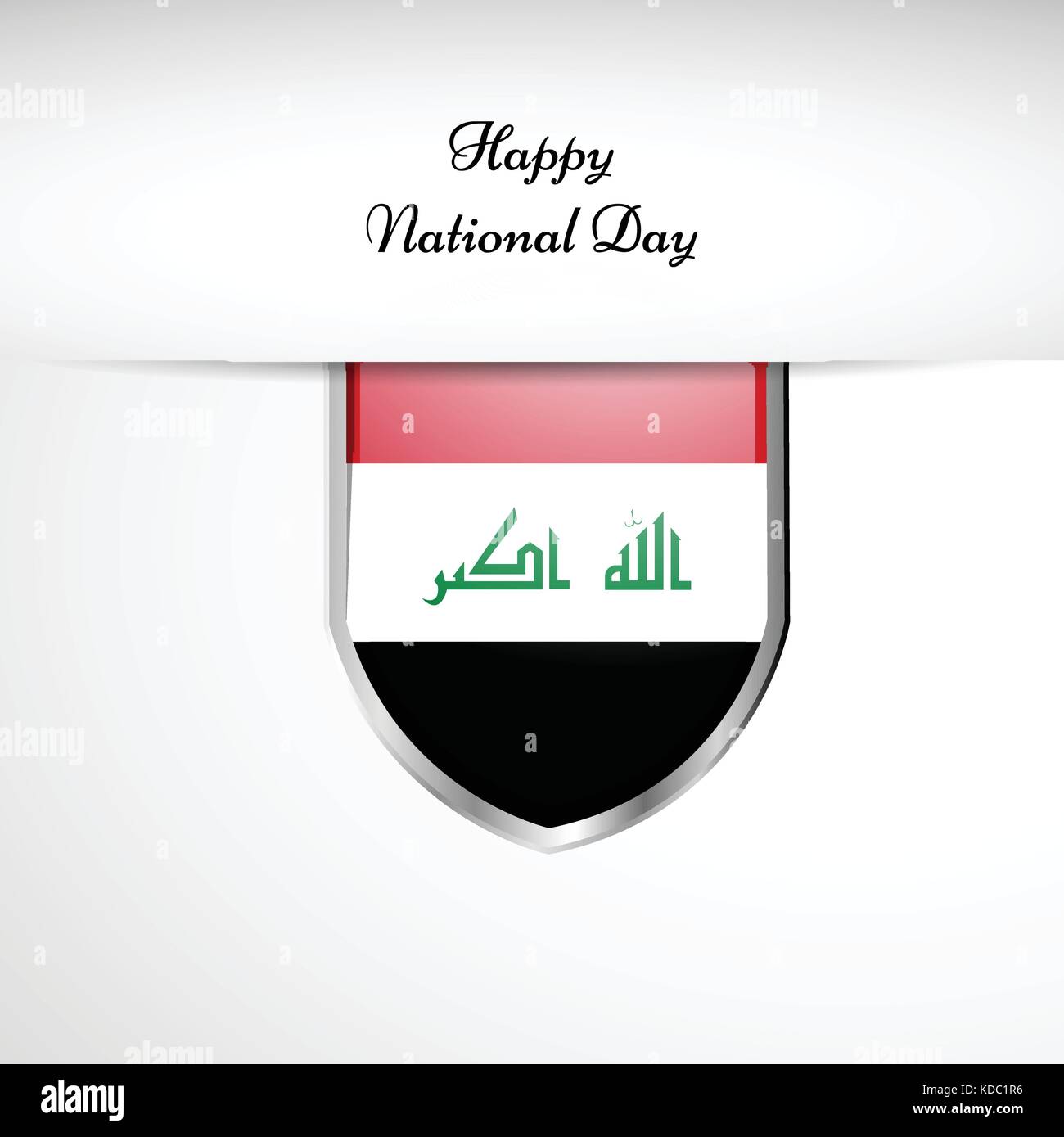 illustration of Iraq National Day Background Stock Vector Image & Art ...