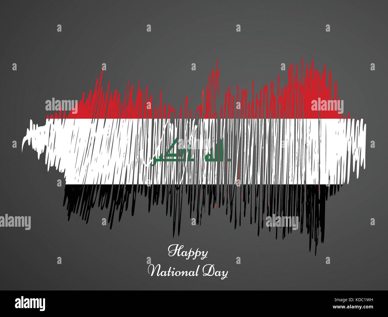 illustration of Iraq National Day Background Stock Vector Image & Art ...