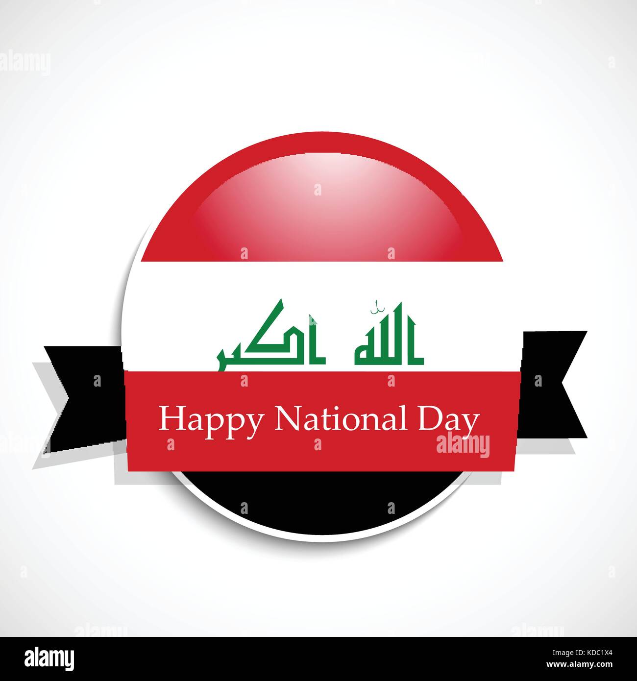 illustration of Iraq National Day Background Stock Vector Image & Art ...