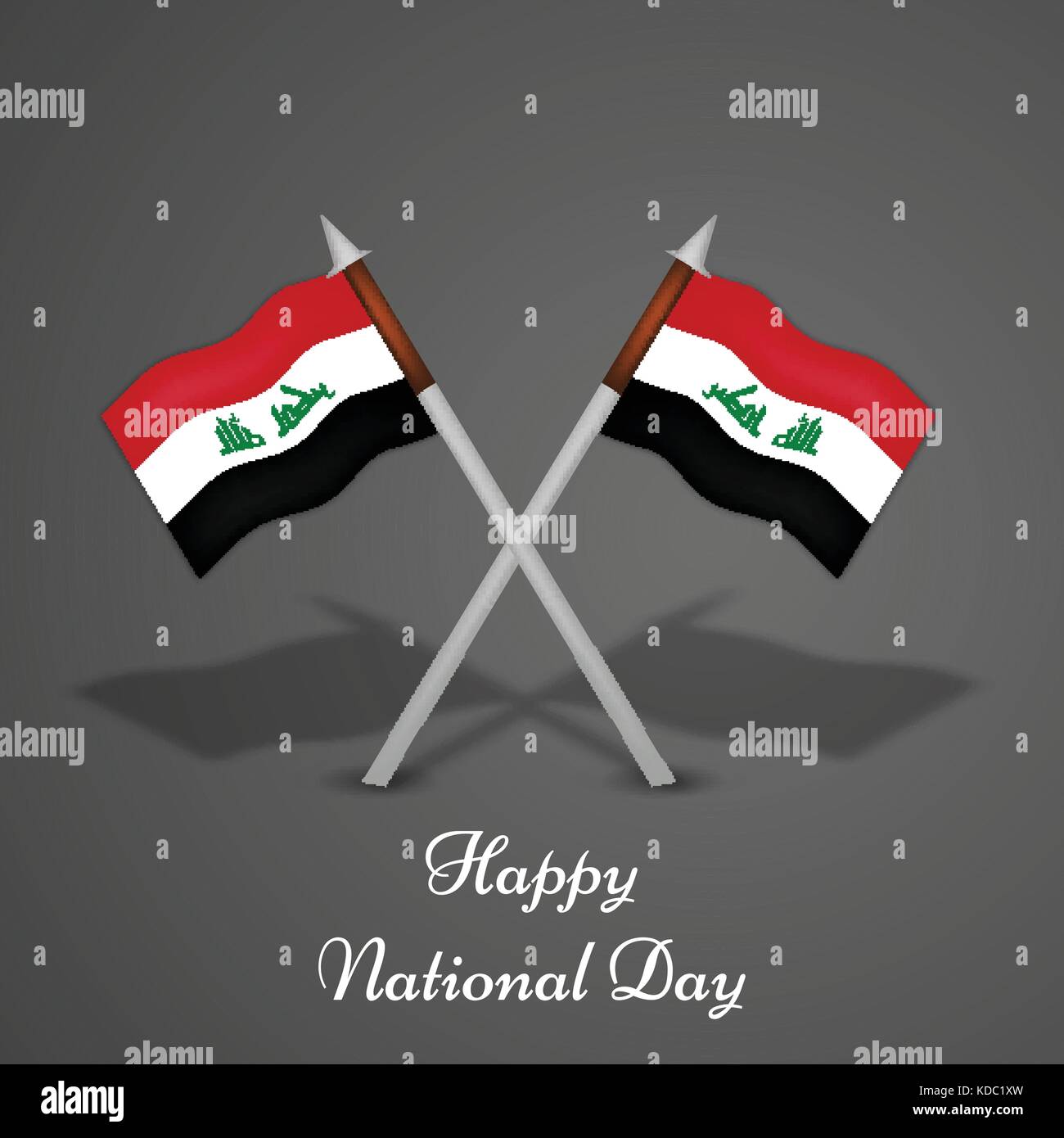 illustration of Iraq National Day Background Stock Vector Image & Art ...