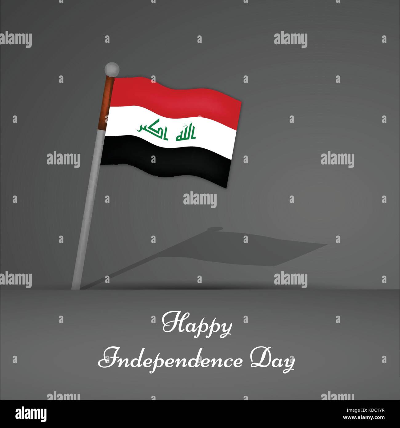 illustration of Iraq National Day Background Stock Vector Image & Art ...