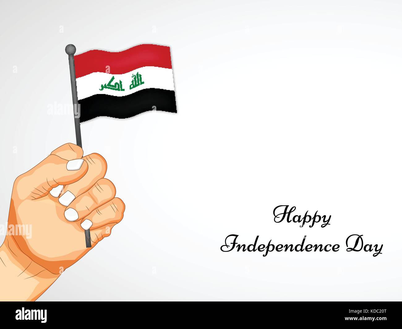 illustration of Iraq National Day Background Stock Vector Image & Art ...