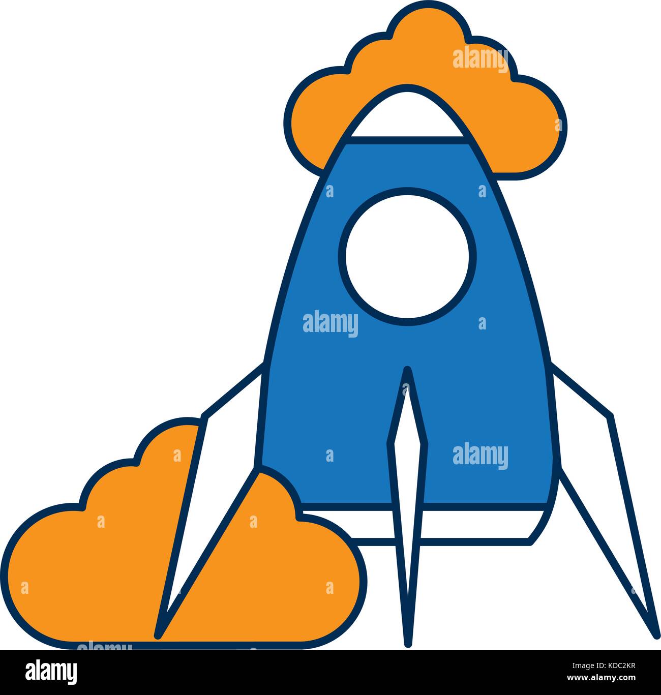 space rocket icon Stock Vector Image & Art - Alamy