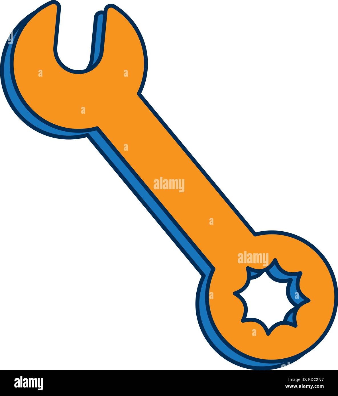 wrench tool icon Stock Vector Image & Art - Alamy