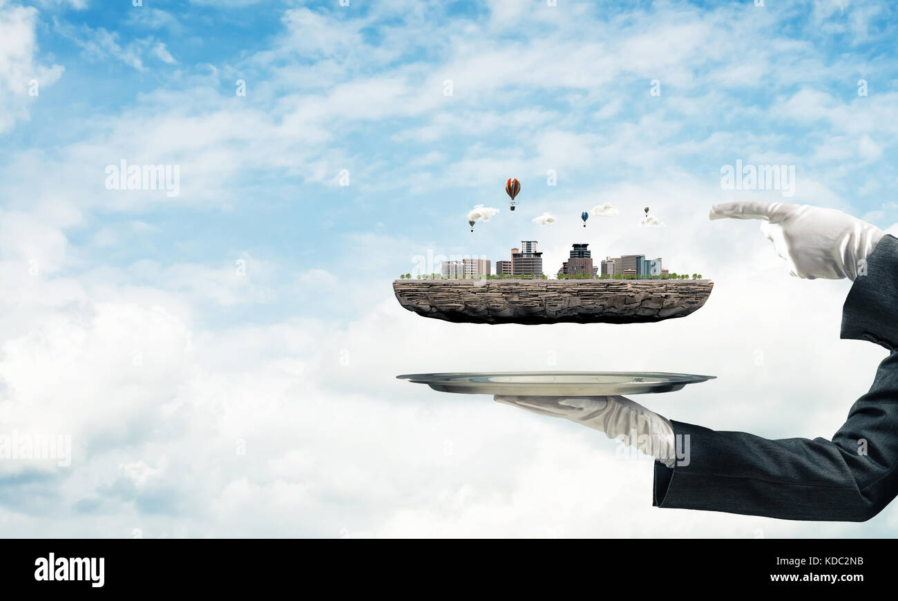 Concept of modern urban development Stock Photo - Alamy