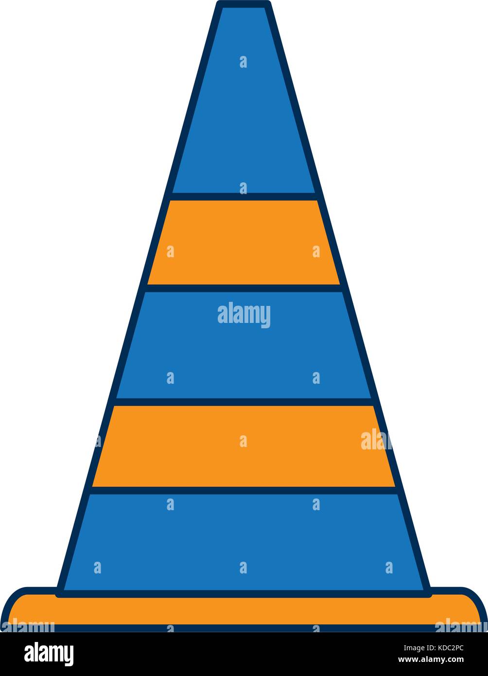Guide cone Stock Vector Images - Alamy