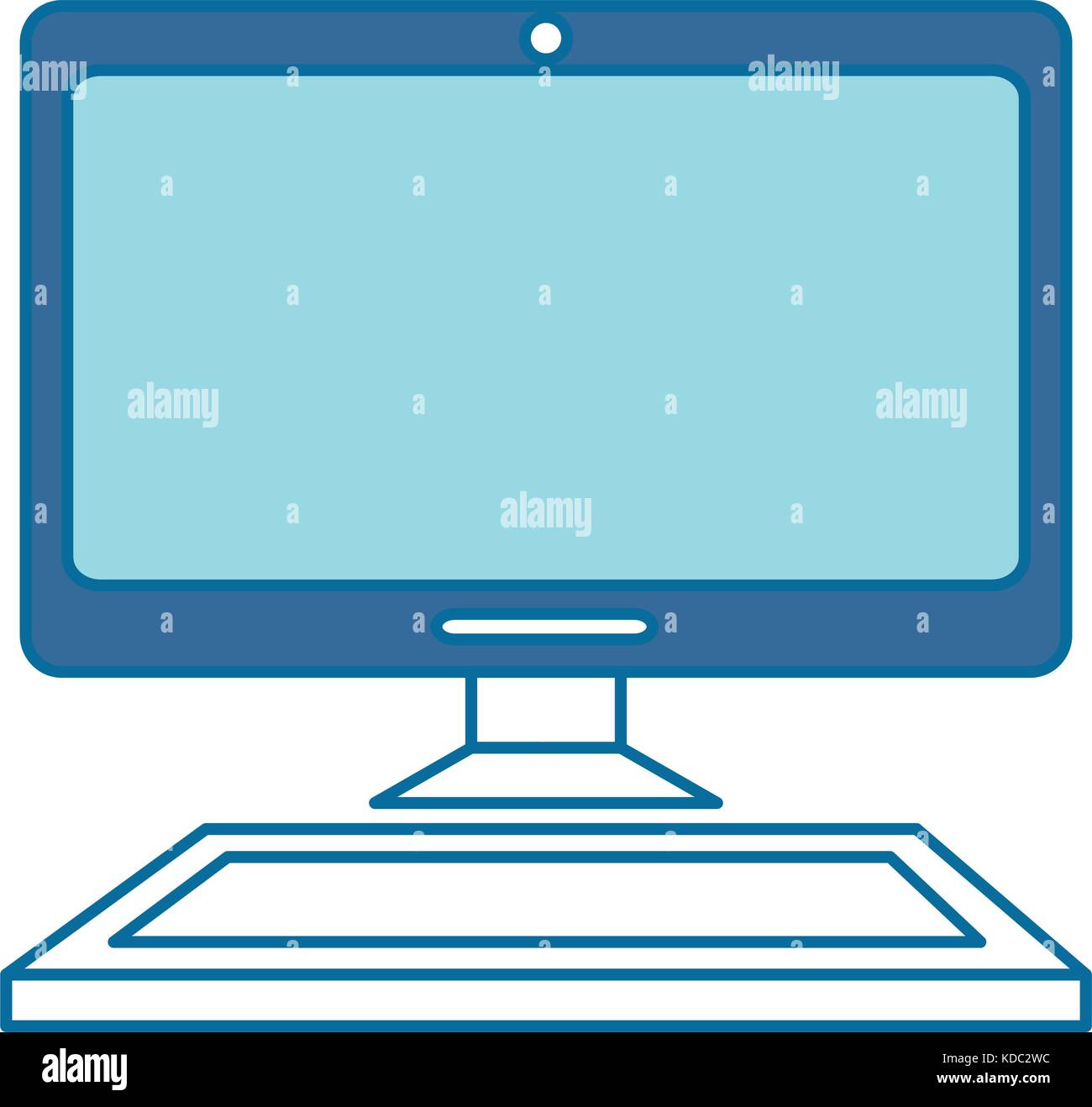 computer desktop isolated icon vector illustration design Stock Vector ...