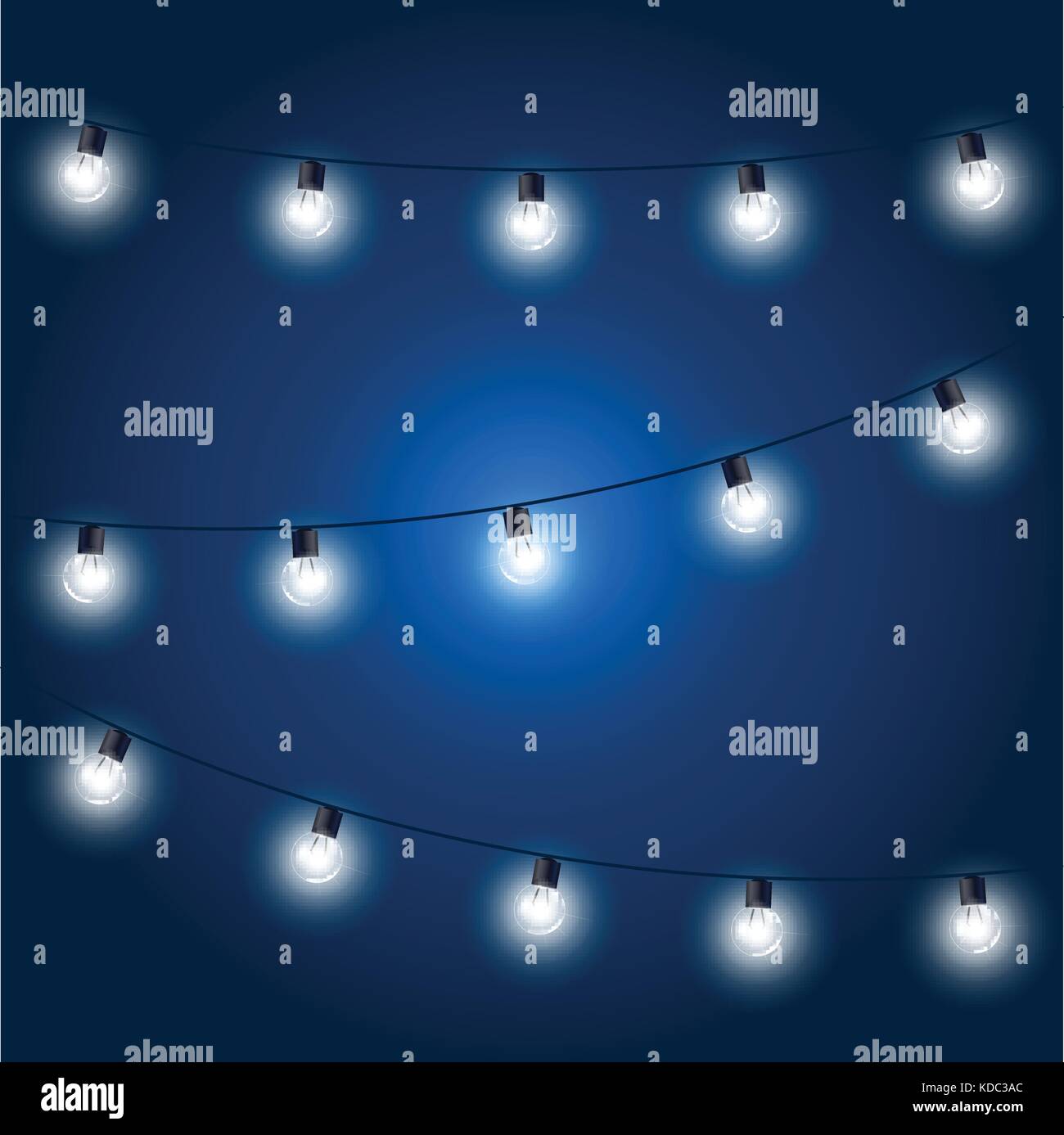 Christmas decorations on background garland Stock Vector Images - Alamy