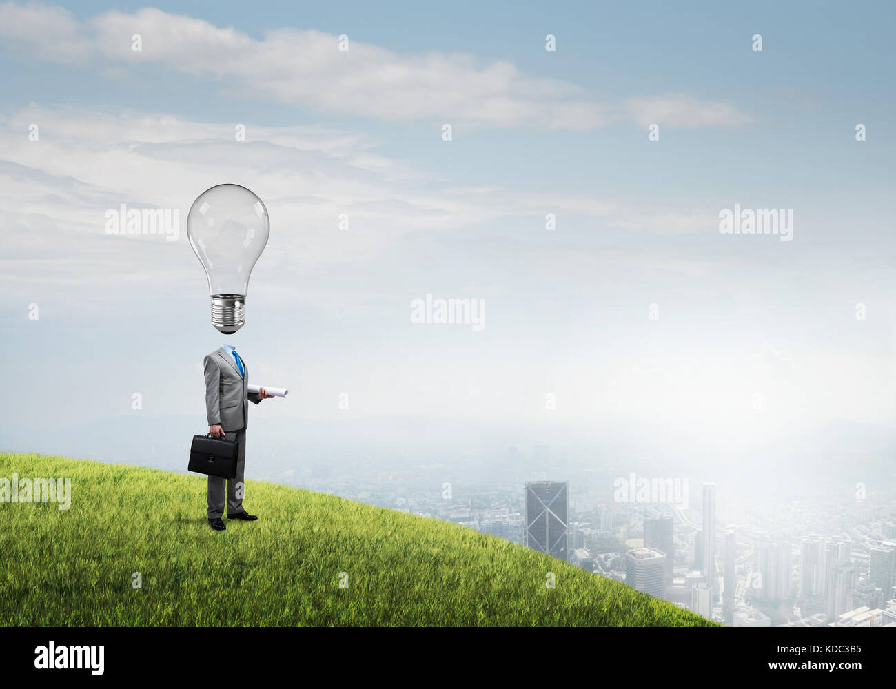 Man of creative ideas Stock Photo - Alamy