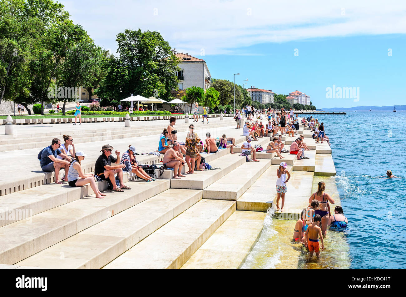 Sea Organ in Zadar, Croatia Stock Photo - Alamy