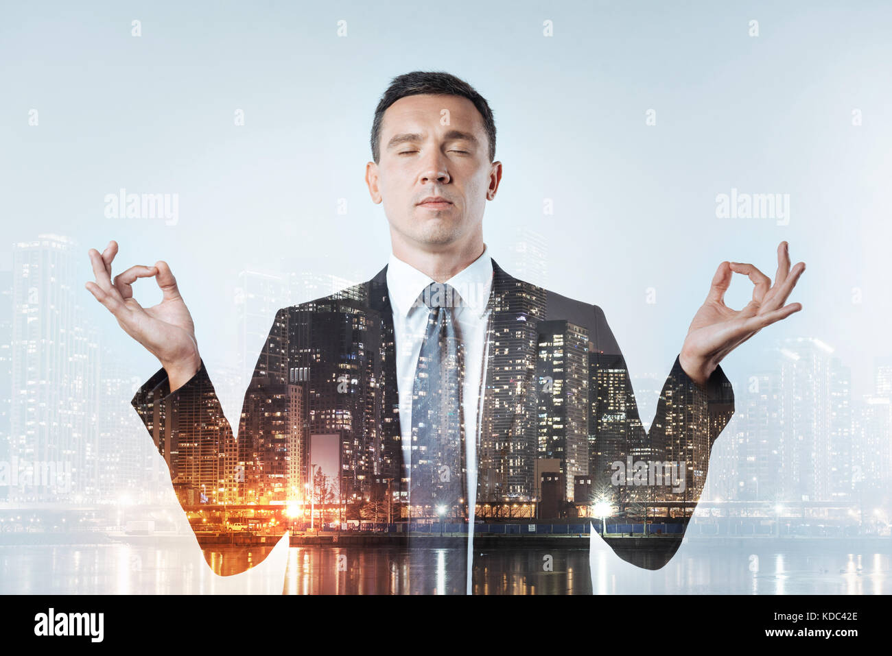 Office worker having a short break Stock Photo - Alamy