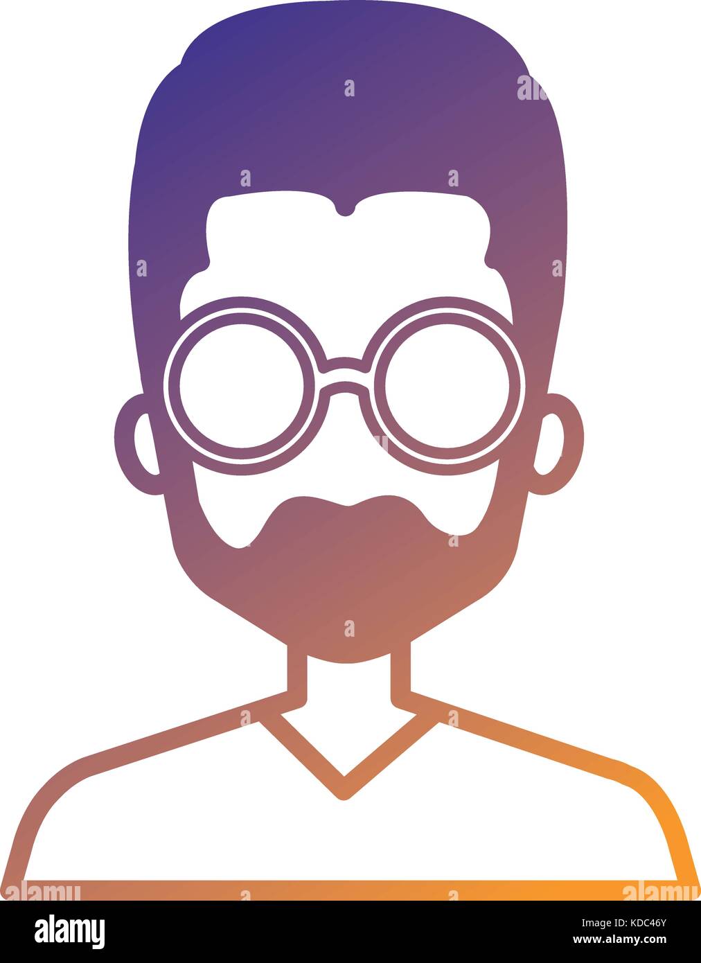young man avatar character vector illustration design Stock Vector ...