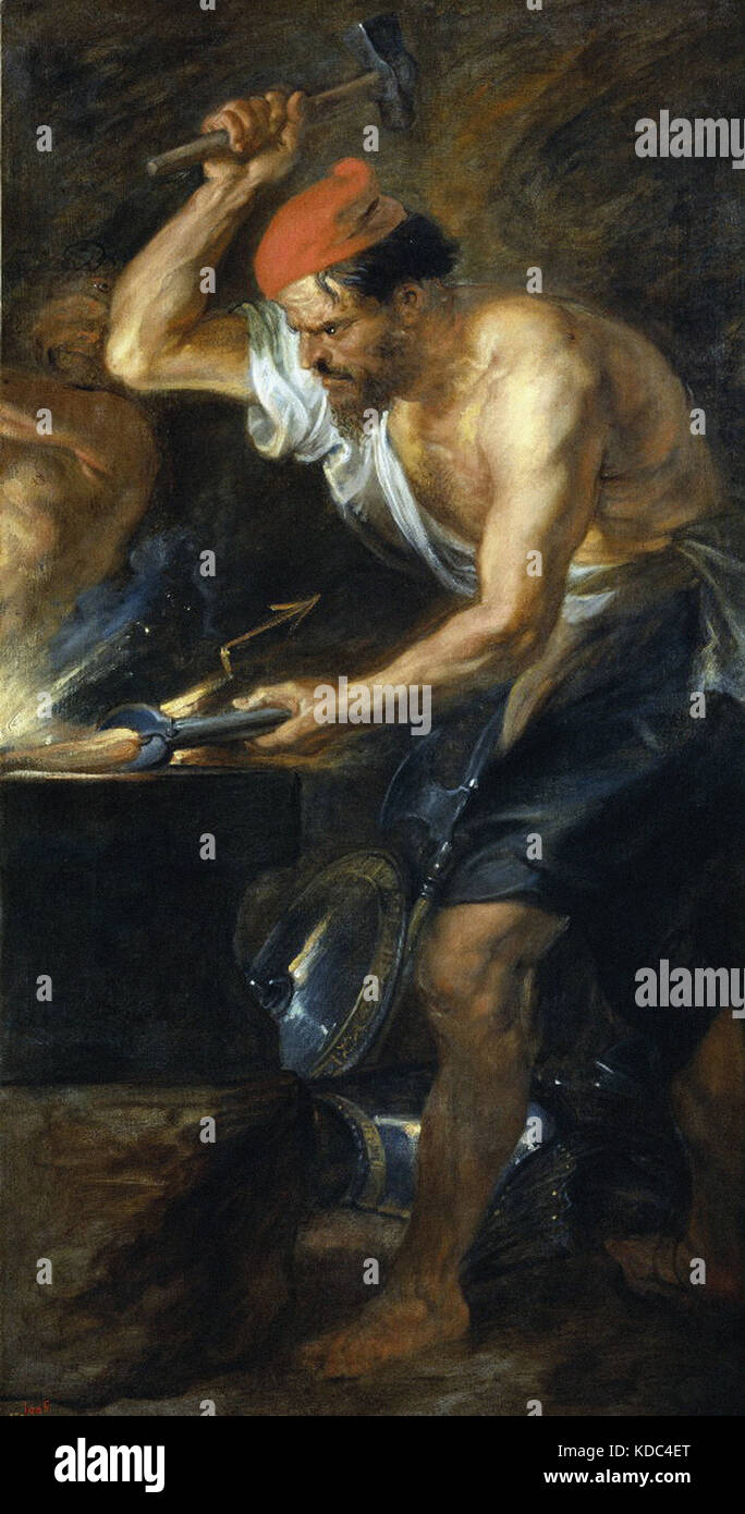 "Vulcan forging the rays of Jupiter - Peter Paul Rubens 1636 - 1637 ...