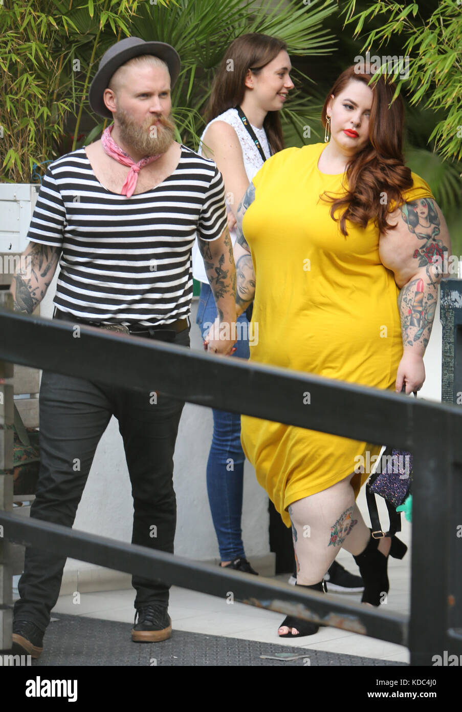 Tess Holliday outside ITV Studios Featuring: Tess Holliday, Nick ...