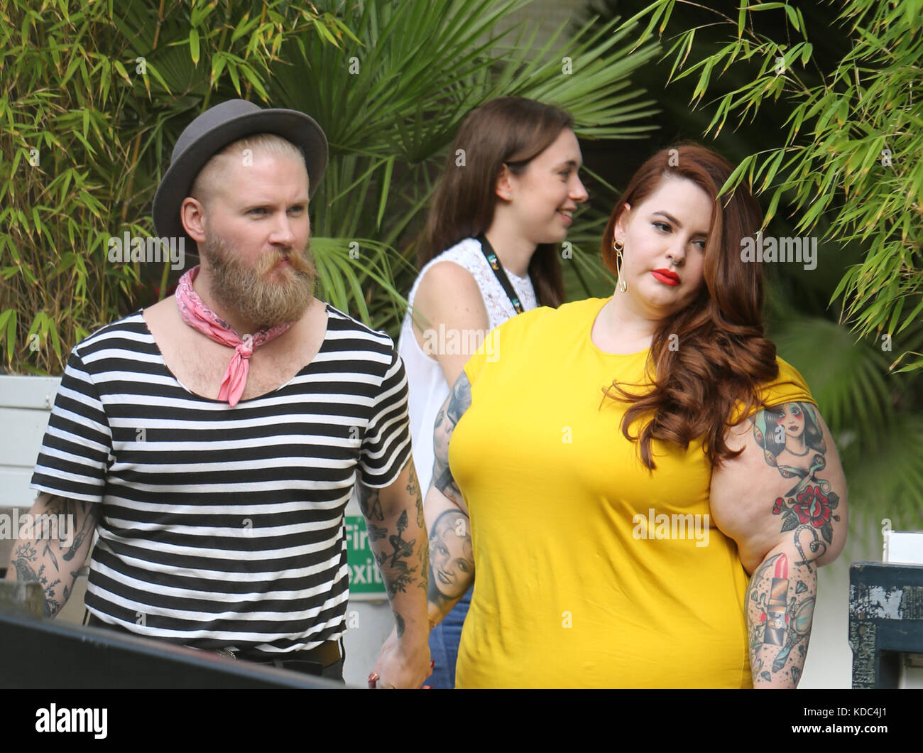 Tess Holliday outside ITV Studios Featuring: Tess Holliday, Nick ...