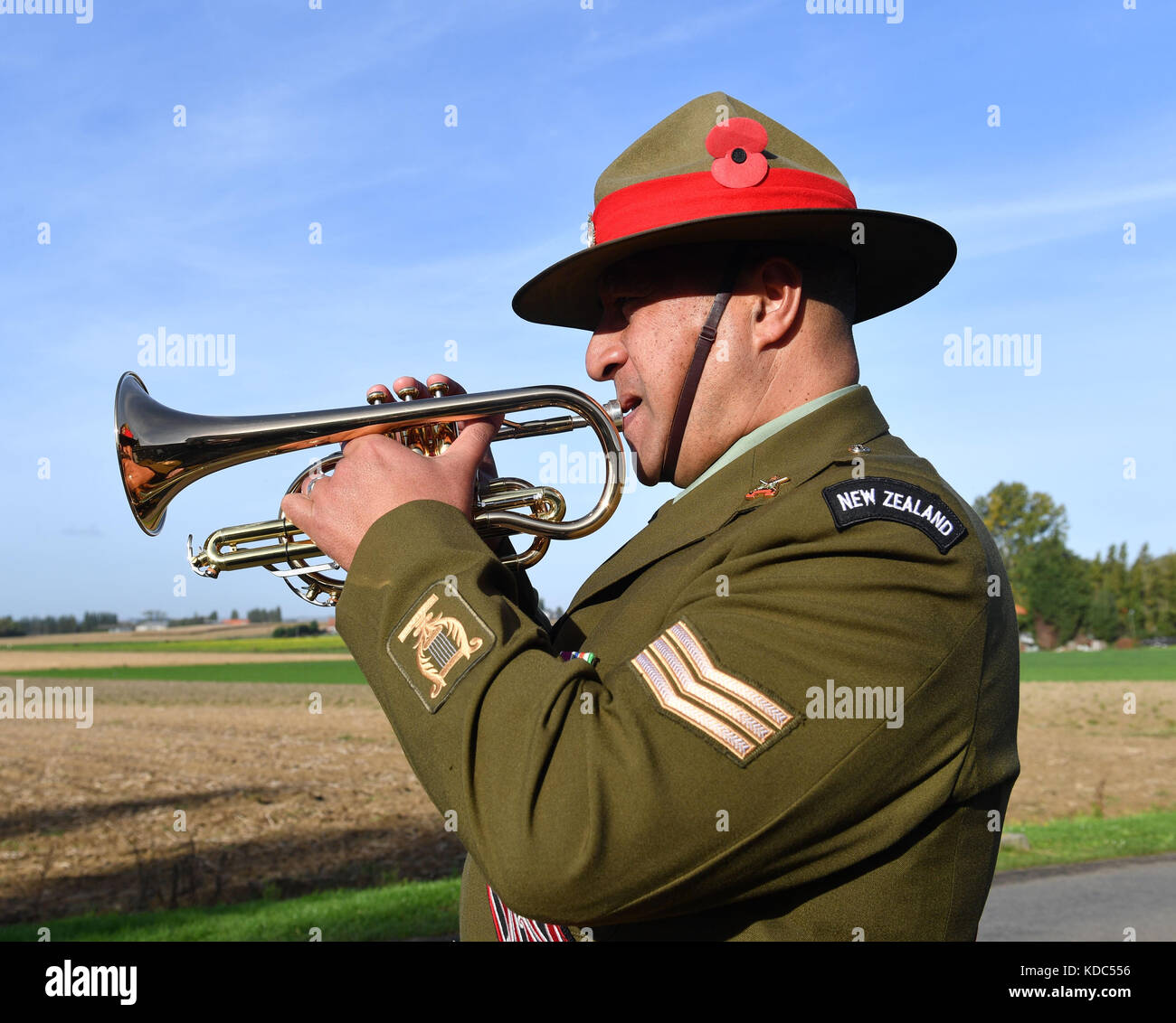 The New Zealand national commemoration for the Battle of Passchendaele ...