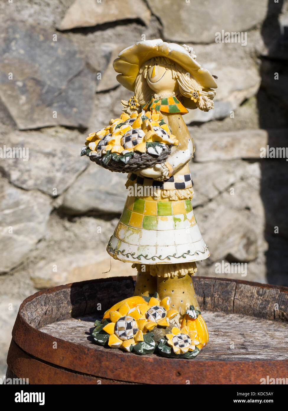Old statue in a garden in Austria Stock Photo - Alamy