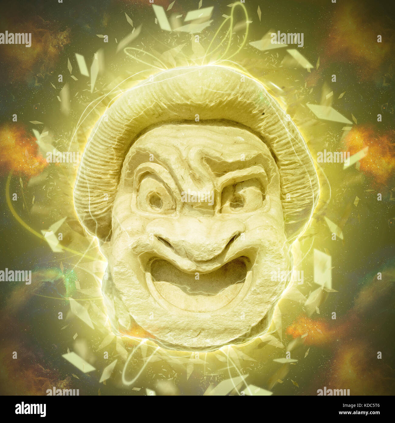 Greek drama mask hi-res stock photography and images - Alamy