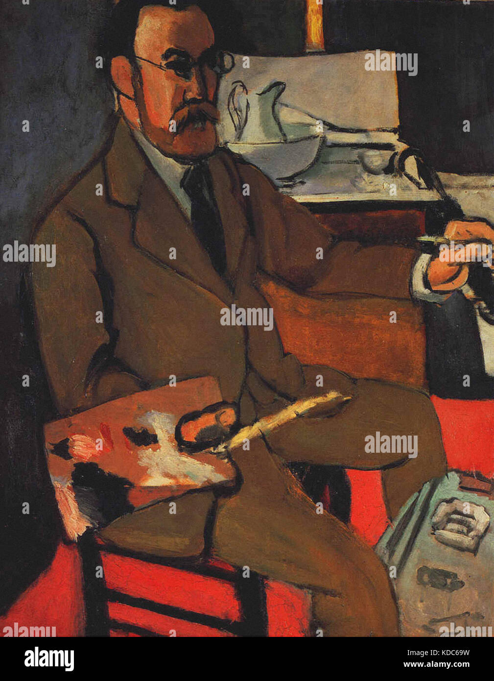 Self-Portrait Matisse, Henri 1918 Stock Photo - Alamy