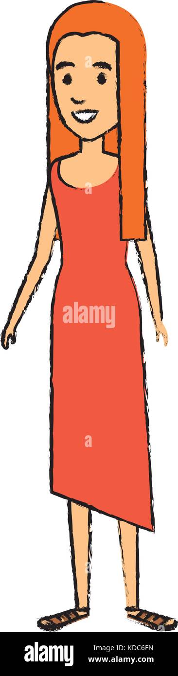 beautiful woman avatar character vector illustration design Stock ...