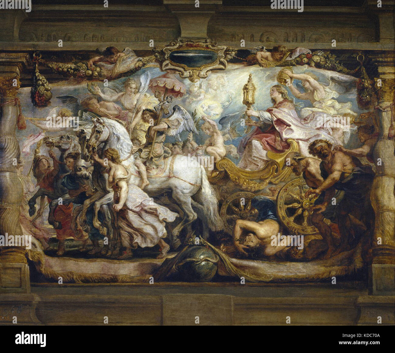 Triumph of the Church - Peter Paul Rubens 1625 - 1626 Prado Museum Madrid Stock Photo - Alamy
