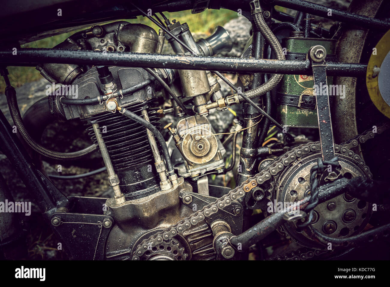 Triumph 500 Engine at Auerberg Rennen - Auerberg, Bavaria, Germany ...