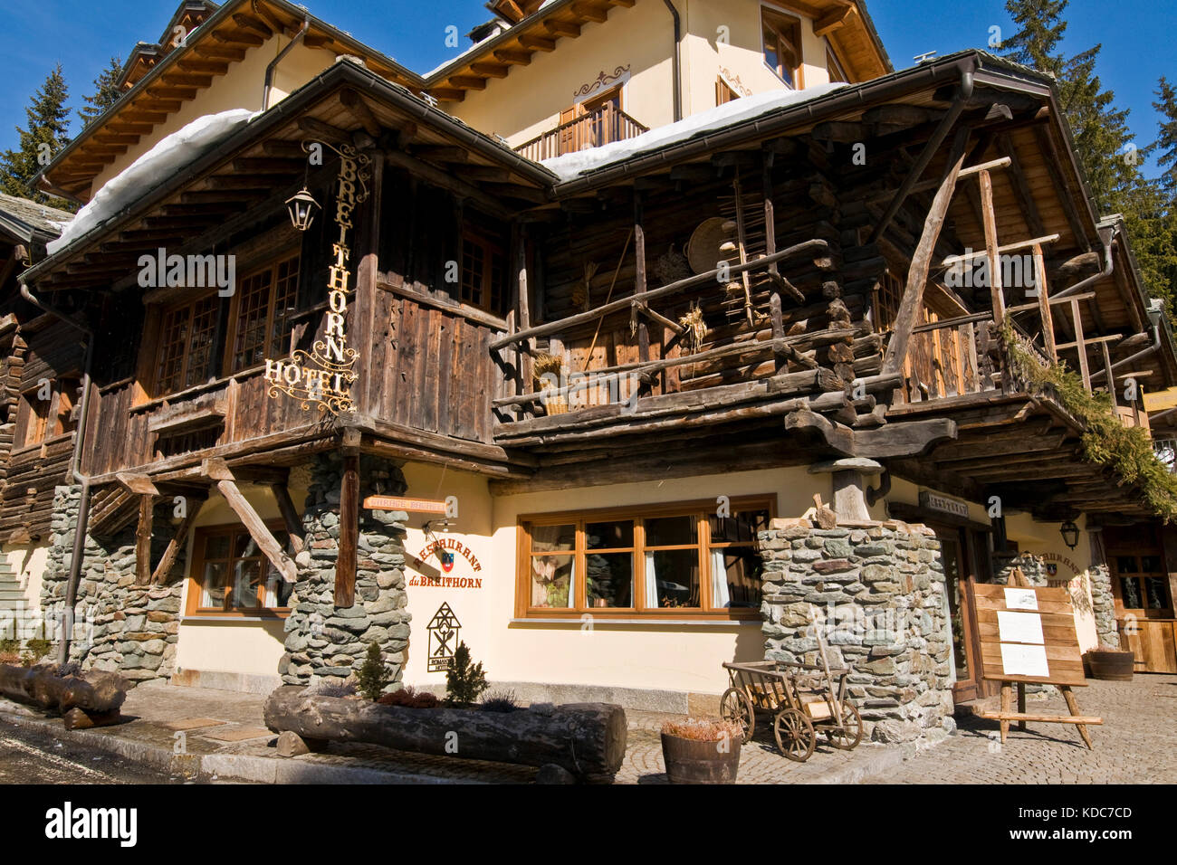 Italy, Aosta Valley, Champoluc Stock Photo - Alamy