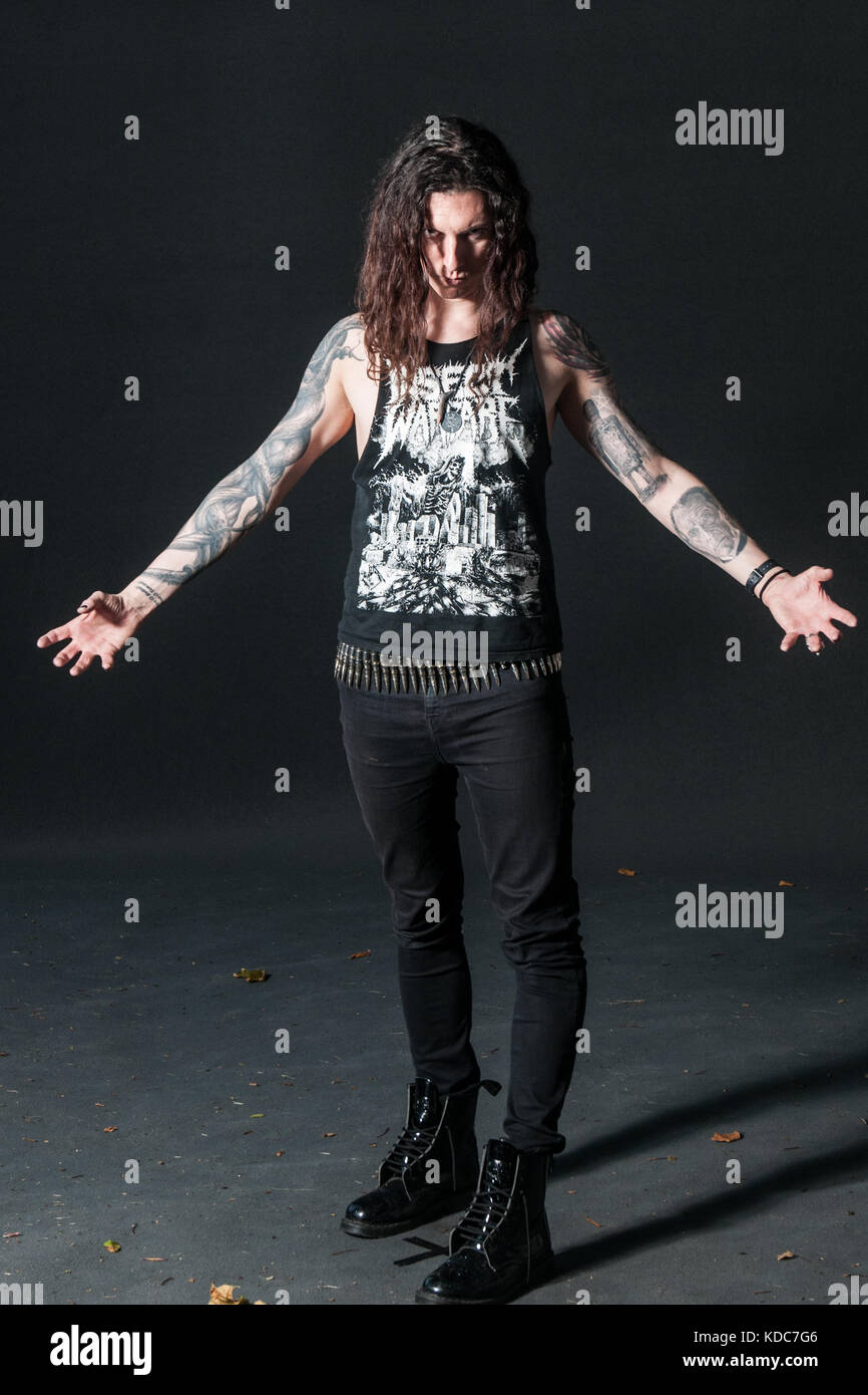 Comedian, musician, presenter, and writer Andrew O'Neill attends a ...