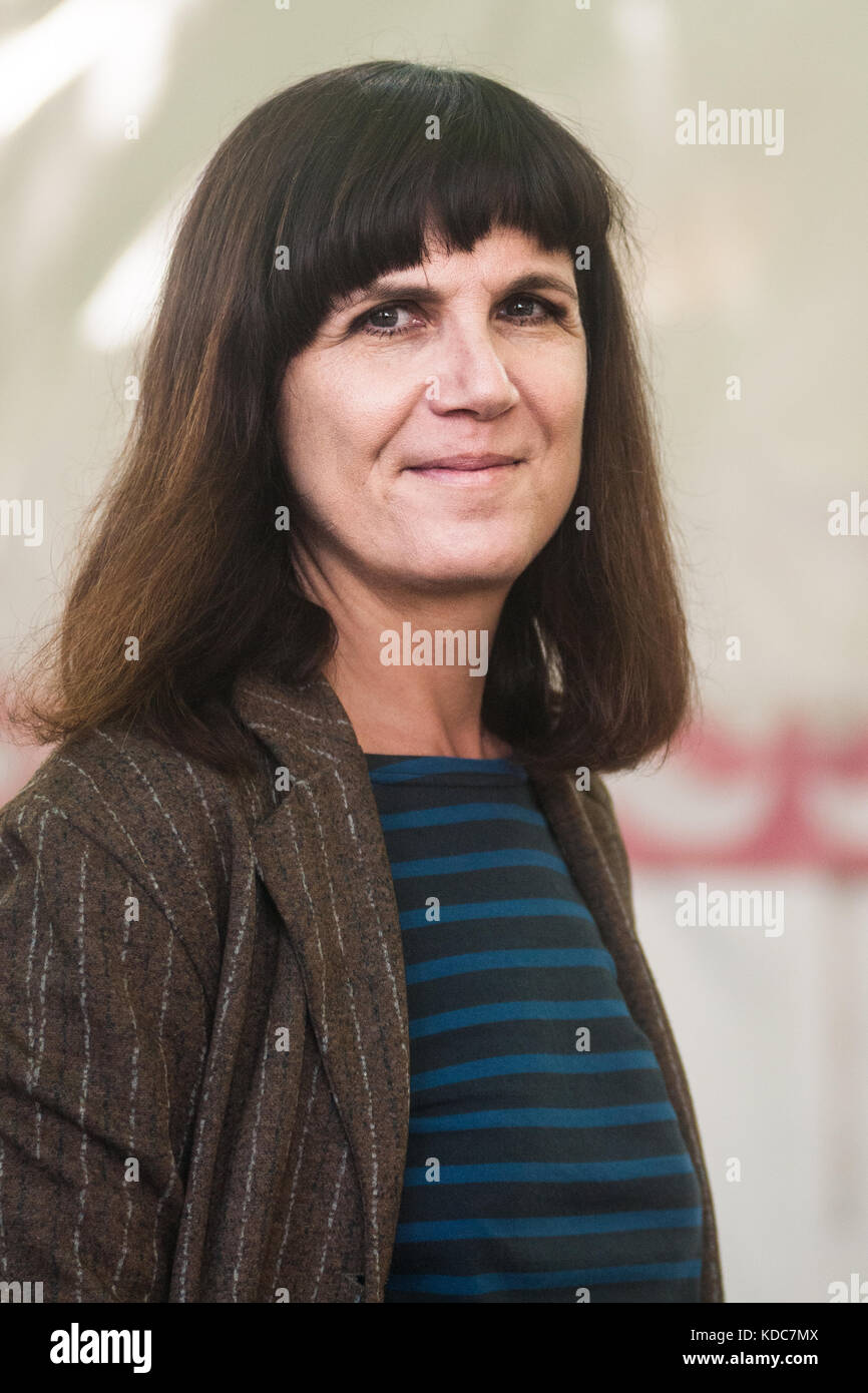 American-born British author and journalist Catherine Mayer attends a ...