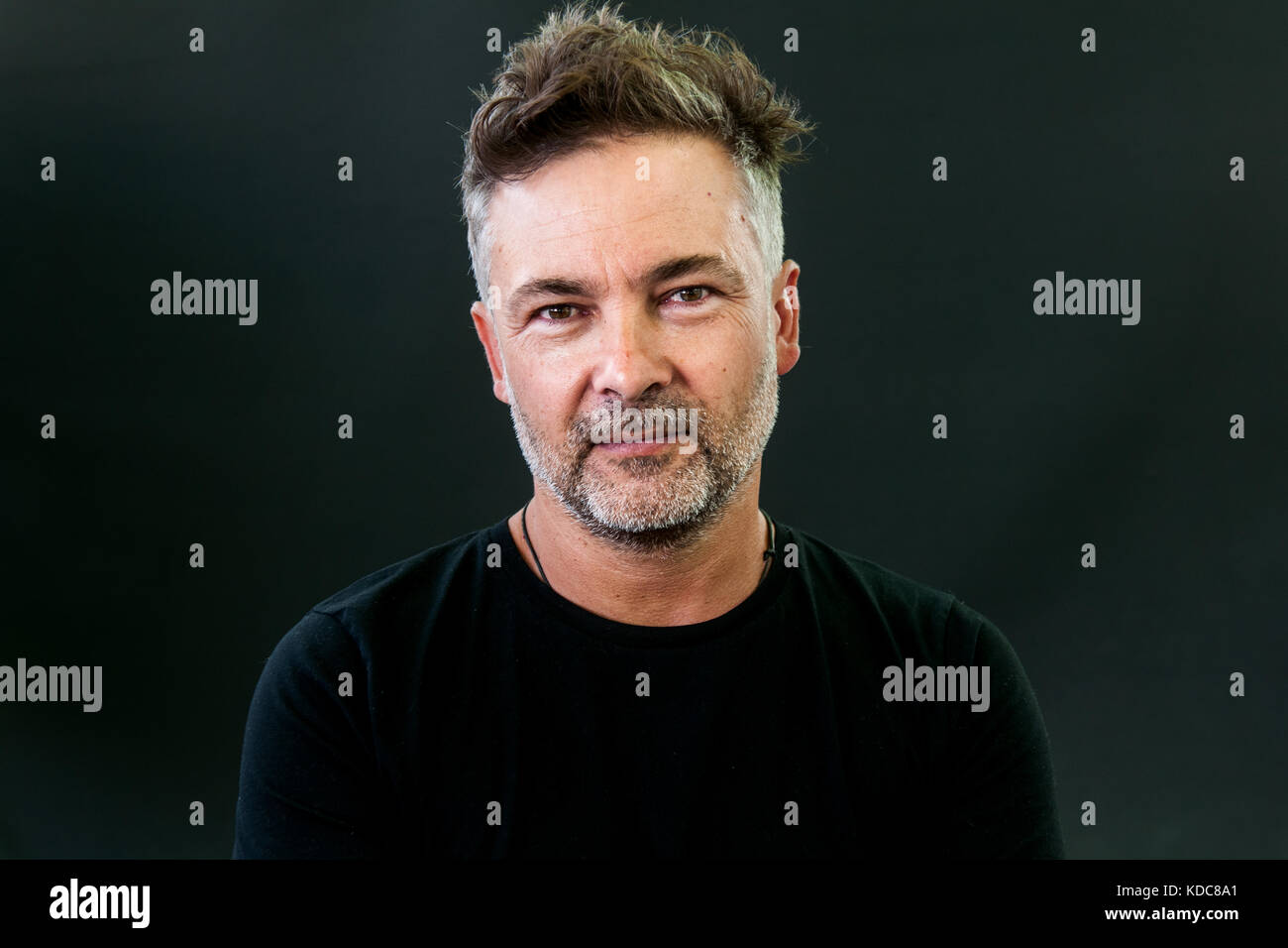 Author and illustrator Barroux attends a photocall during the Edinburgh ...