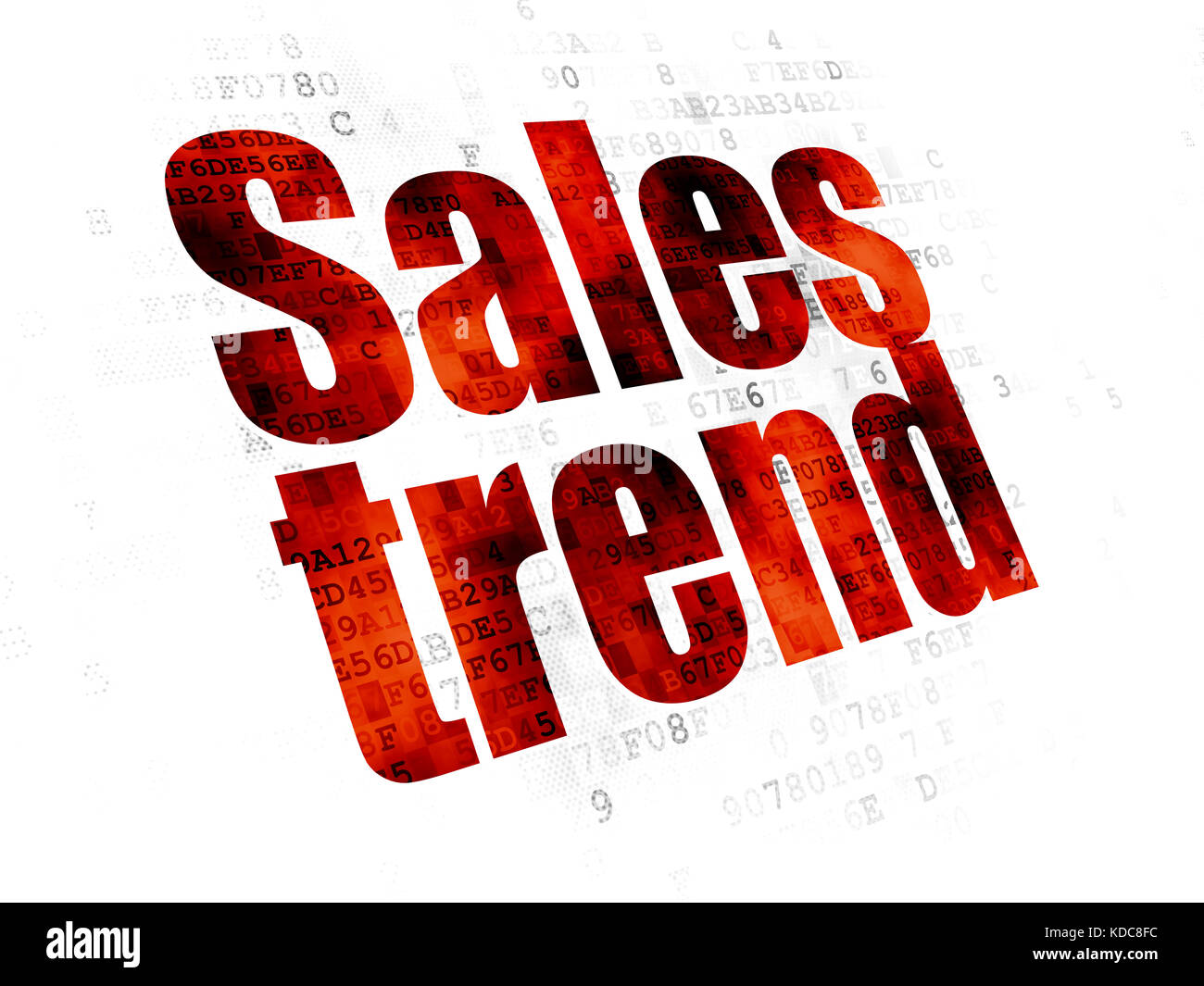 Marketing concept: Sales Trend on Digital background Stock Photo - Alamy